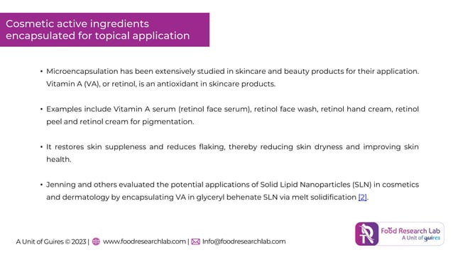 encapsulation material | PPT