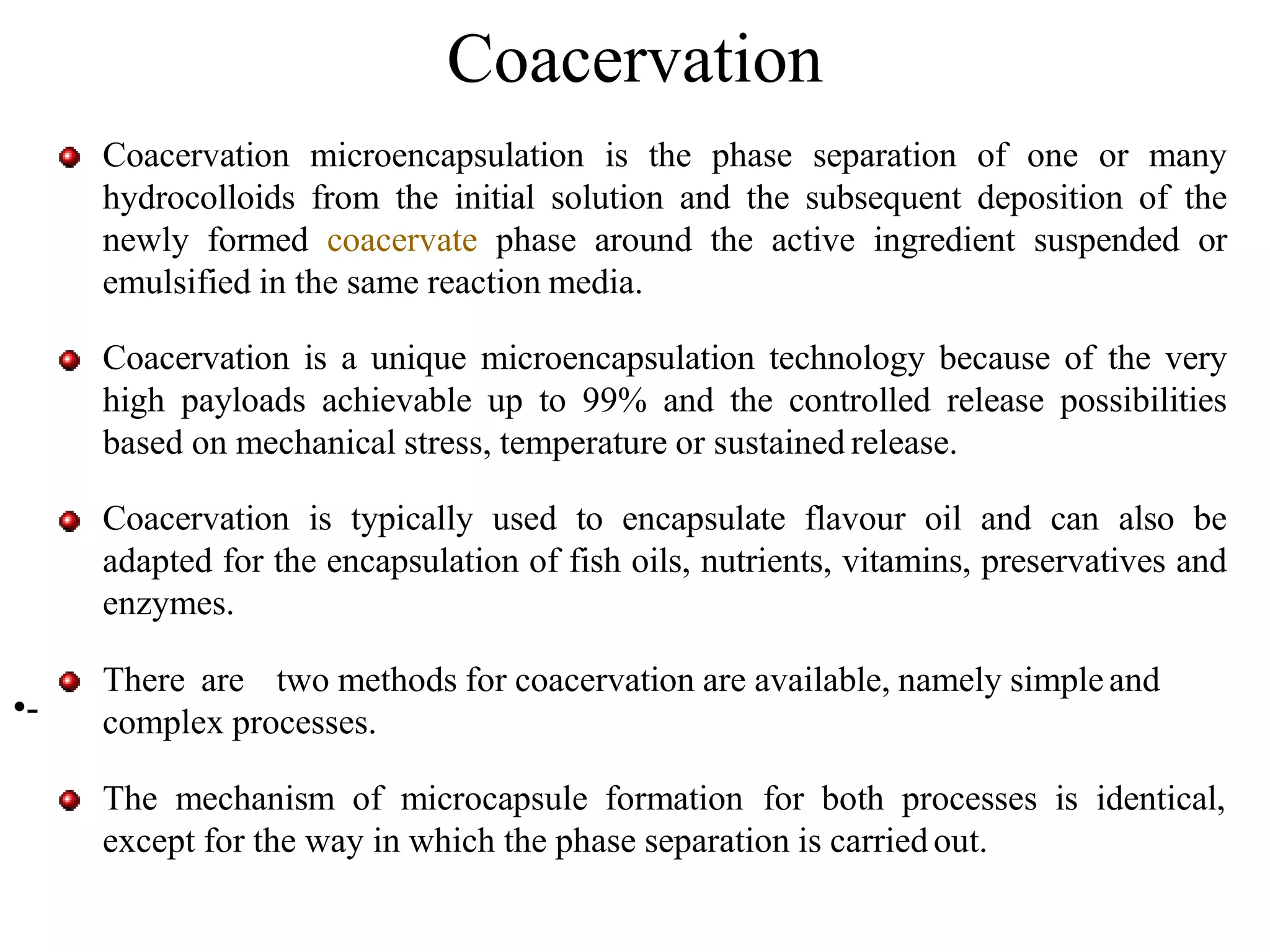 Microencapsulation | PPTX