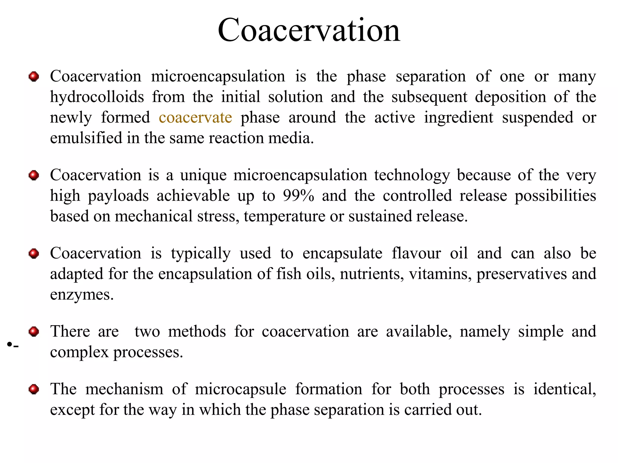 Microencapsulation | PPTX