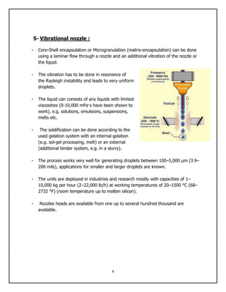 Microencapsulation methods | DOCX