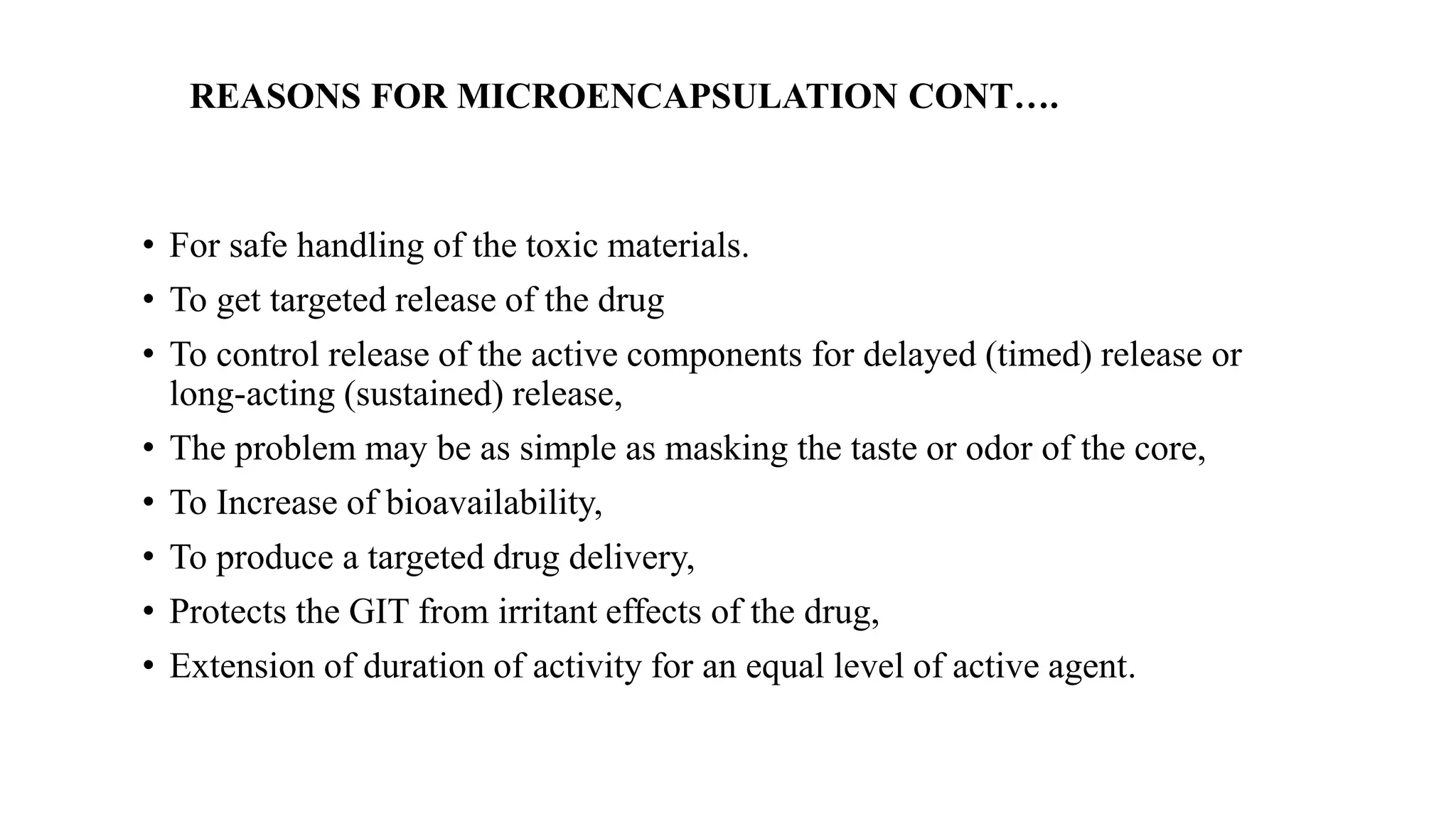 Microencapsulation | PPTX