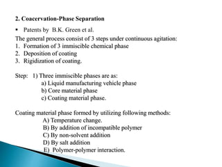 Microencapsulation | PPT