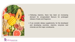 Microencapsulation technology in food and beverage industry | PDF