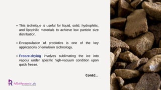 Microencapsulation technology in food and beverage industry | PDF