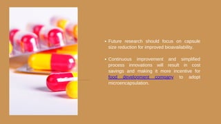 Microencapsulation technology in food and beverage industry | PDF