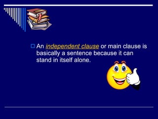 Dependent clause | PPT