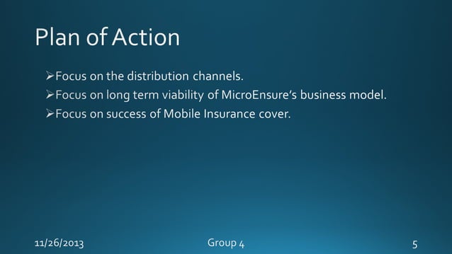 Micro ensure Case Study | PPT