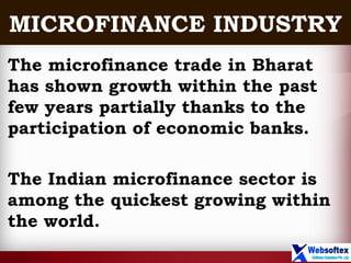 Micro enterprise, micro lending, mfi international and indian banks ...