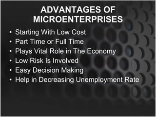 Microenterprises | PPT