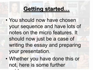 Micro essay | PPT