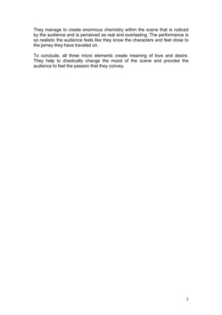 FM1: Micro Feature Essay Examples | PDF | Movies | Entertainment