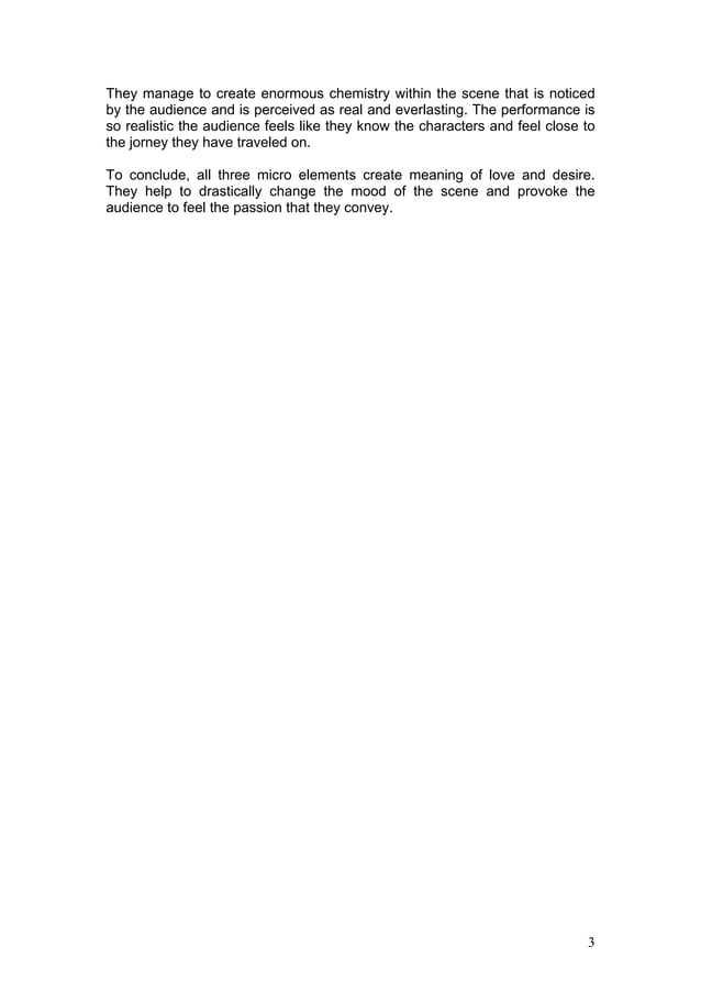 FM1: Micro Feature Essay Examples | PDF | Movies | Entertainment