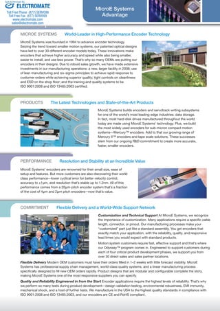 Micro e systems_catalog | PDF