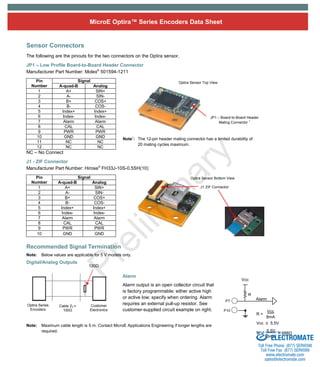 Micro e systems_data_sheet-optira_series_preliminary_v2 | PDF