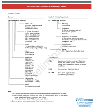Micro e systems_data_sheet-optira_series_preliminary_v2 | PDF