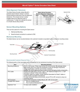 Micro e systems_data_sheet-optira_series_preliminary_v2 | PDF