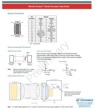 Micro e systems_data_sheet-veratus_series_preliminary | PDF