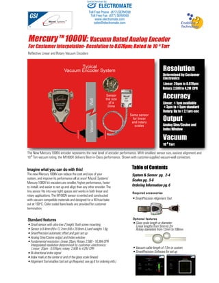 Micro e systems_mercury1000v_datasheet | PDF