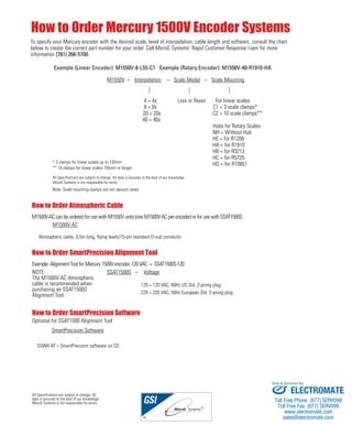 Micro e systems_mercury1500v_datasheet | PDF