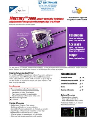 Micro e systems_mercury2000_datasheet | PDF