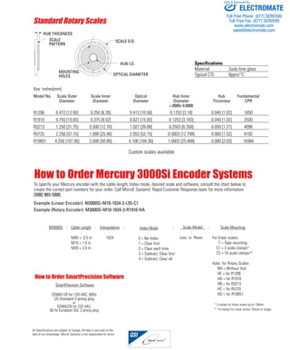 Micro e systems_mercury3000si_datasheet | PDF