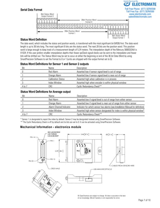 Micro e systems_mercury3000si_dual_axis_averager_datasheet | PDF