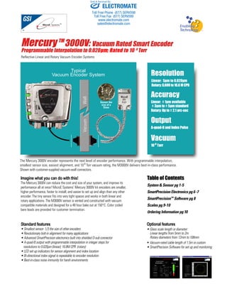 Micro e systems_mercury3000v_datasheet | PDF