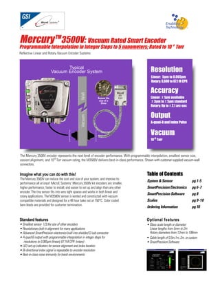 Micro e systems_mercury3500v_datasheet | PDF
