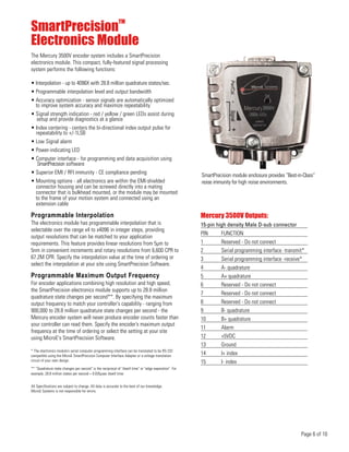 Micro e systems_mercury3500v_datasheet | PDF