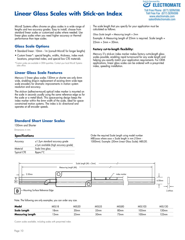 Micro e systems_mercuryii1900_datasheet | PDF
