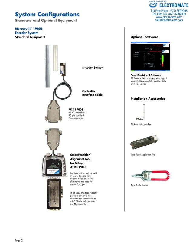 Micro e systems_mercuryii1900_datasheet | PDF