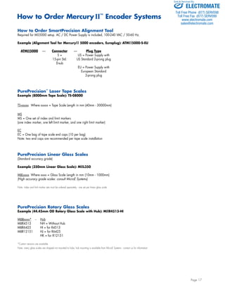 Micro e systems_mercuryii5000_datasheet | PDF