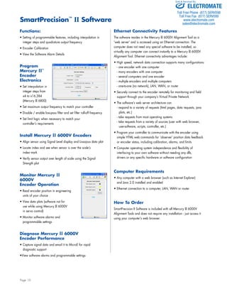 Micro e systems_mercuryii6000v_datasheet | PDF