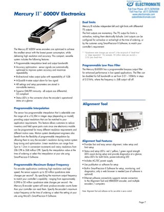 Micro e systems_mercuryii6000v_datasheet | PDF