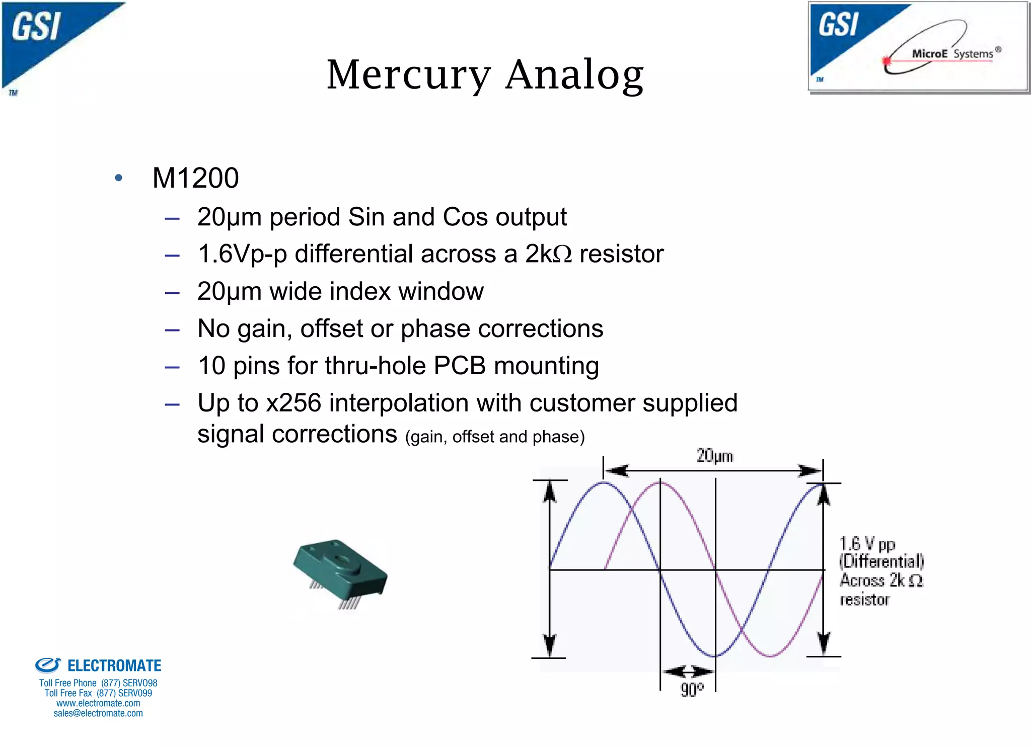 MicroE Systems mercury i product presentation | PPT