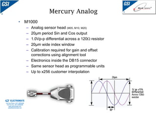 MicroE Systems mercury i product presentation | PDF | Computer ...