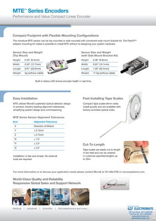 Micro e systems_mte_2p_datasheet | PDF | Cameras and Camcorders ...
