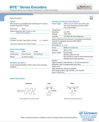 Micro e systems_mte_2p_datasheet | PDF | Auto Type | Automotive