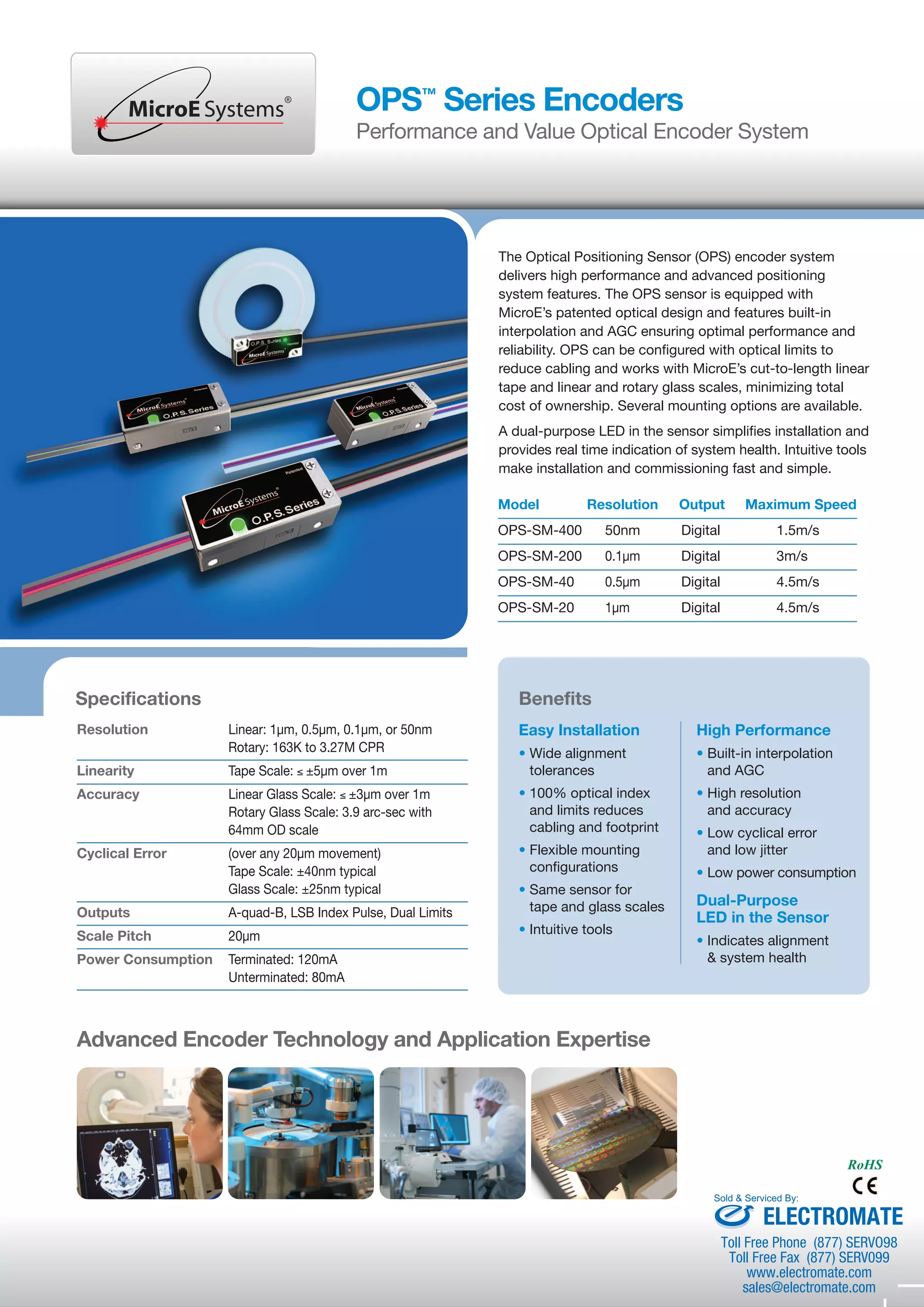 Micro e systems_ops_2p_datasheet | PDF