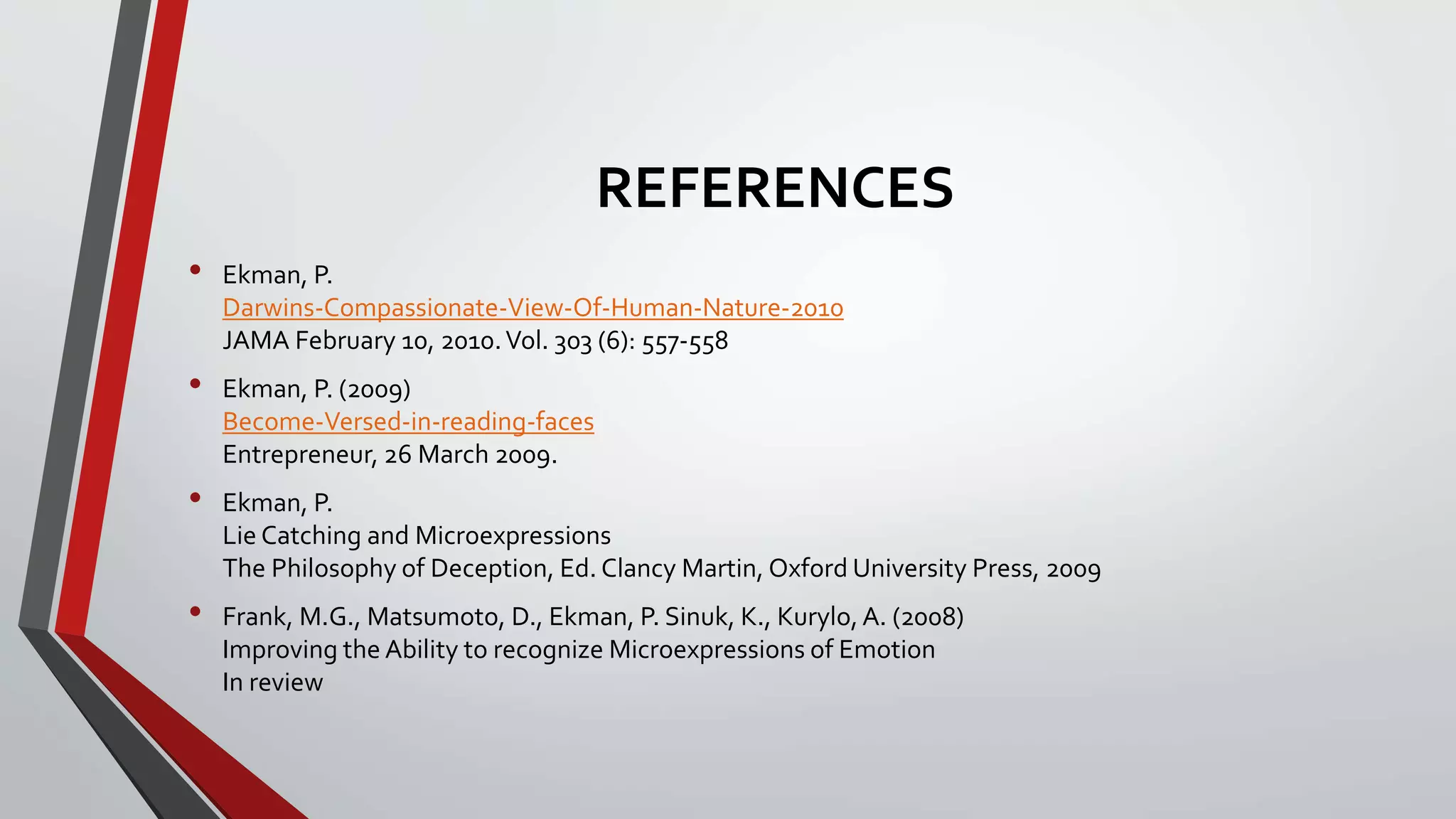 Microexpressions | PPTX