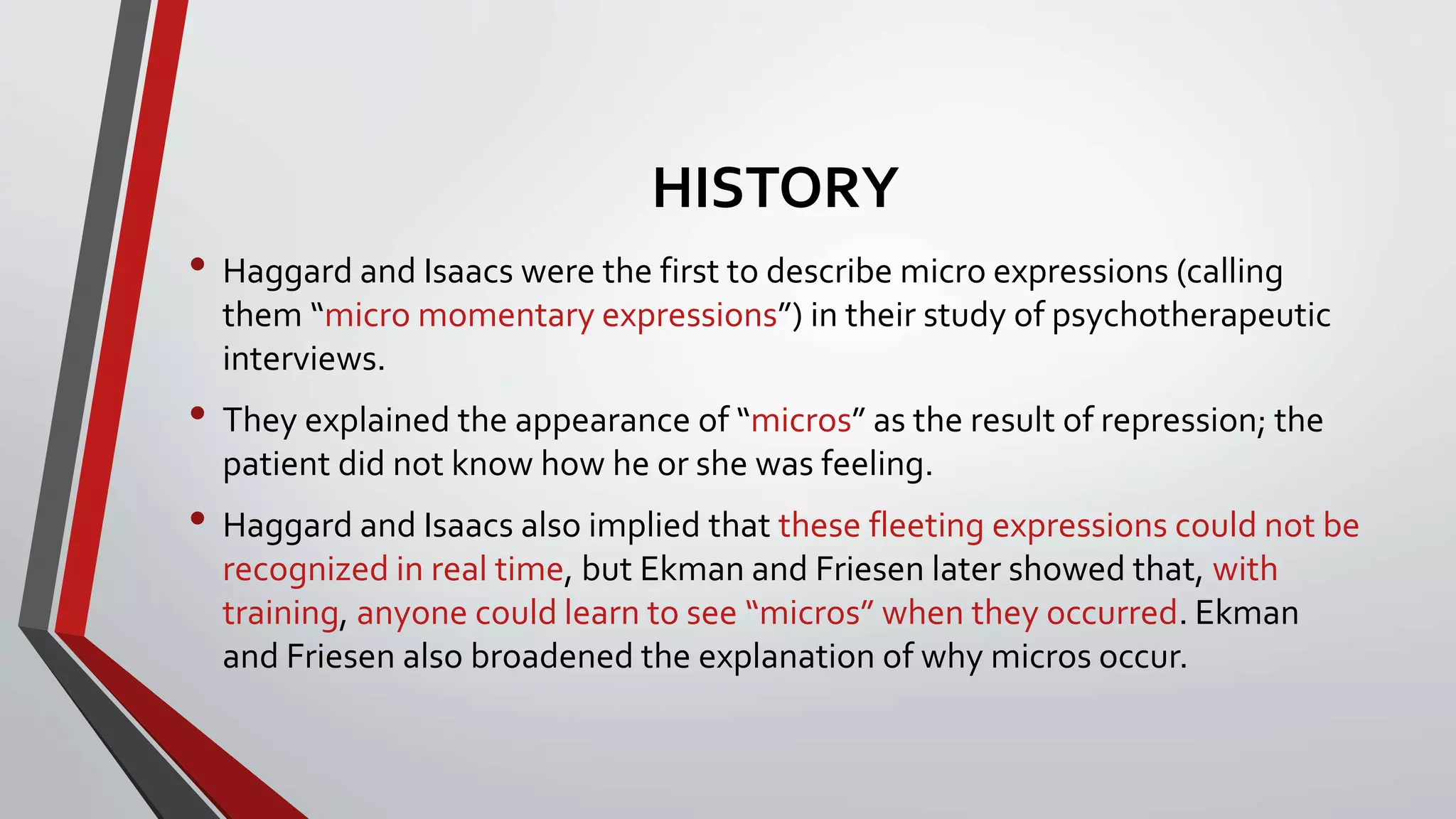 Microexpressions | PPTX