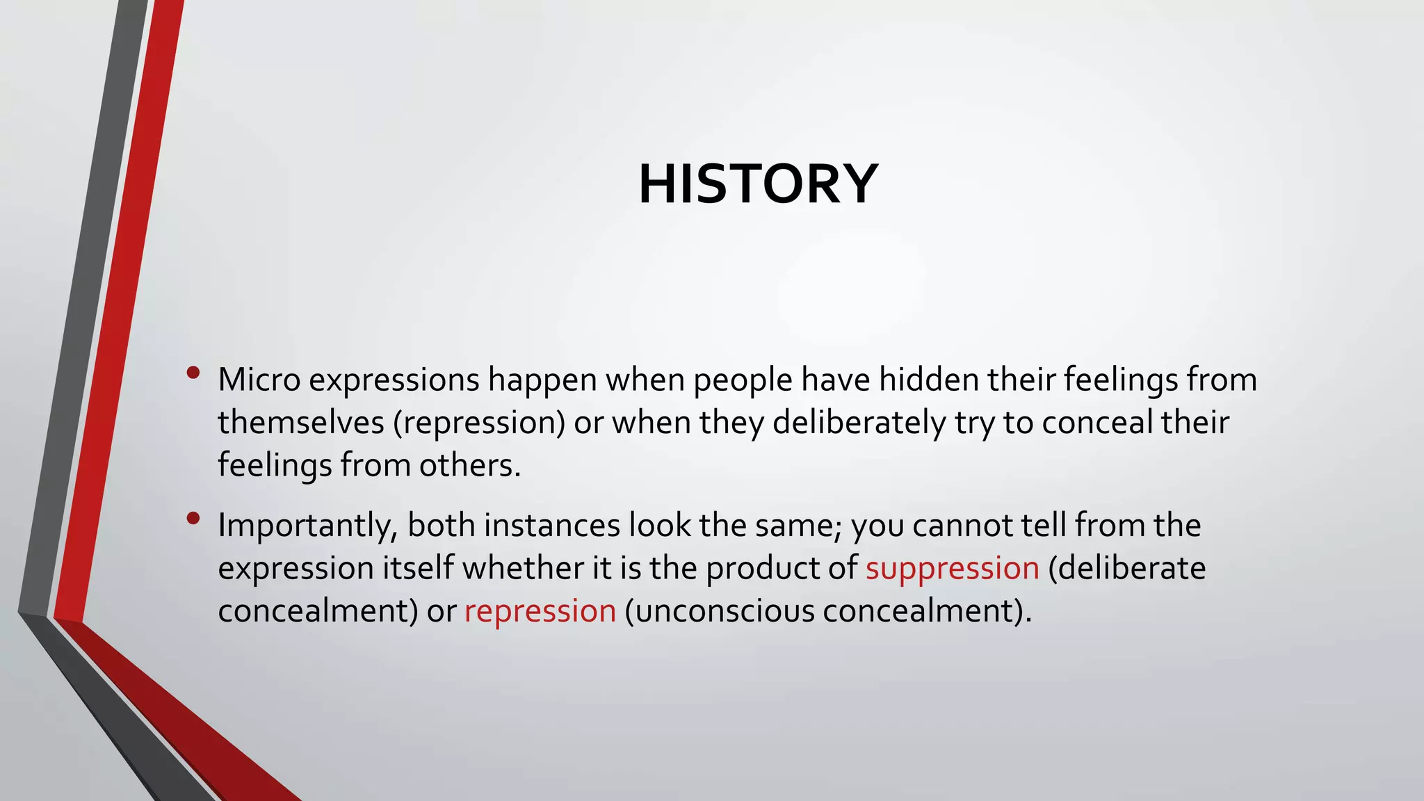 Microexpressions | PPTX
