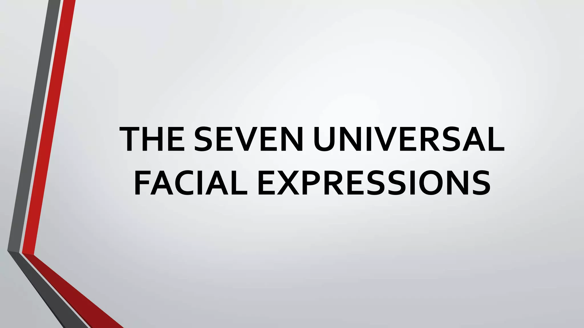 Microexpressions | PPTX