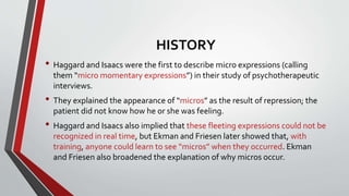 Microexpressions | PPTX