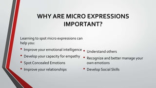 Microexpressions | PPTX