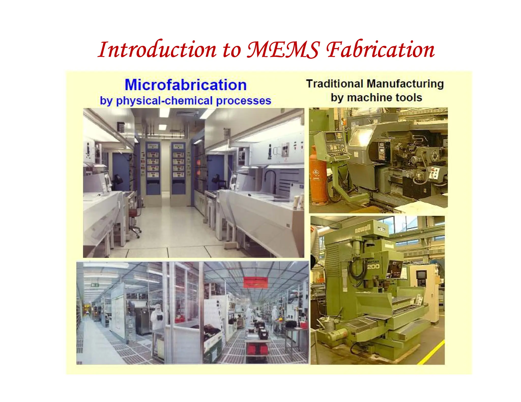 Microfabrication and the introduction to the basic concepts | PDF