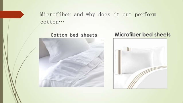 Microfiber vs cotton | PPT