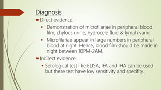 Microfilariae (Wuchereria Bancrofti) | PPTX