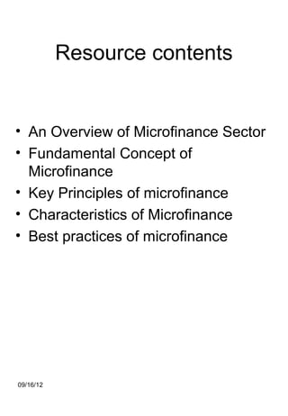Microfinance 1-notes | ZIP