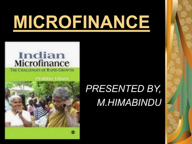 Microfinance | PPT